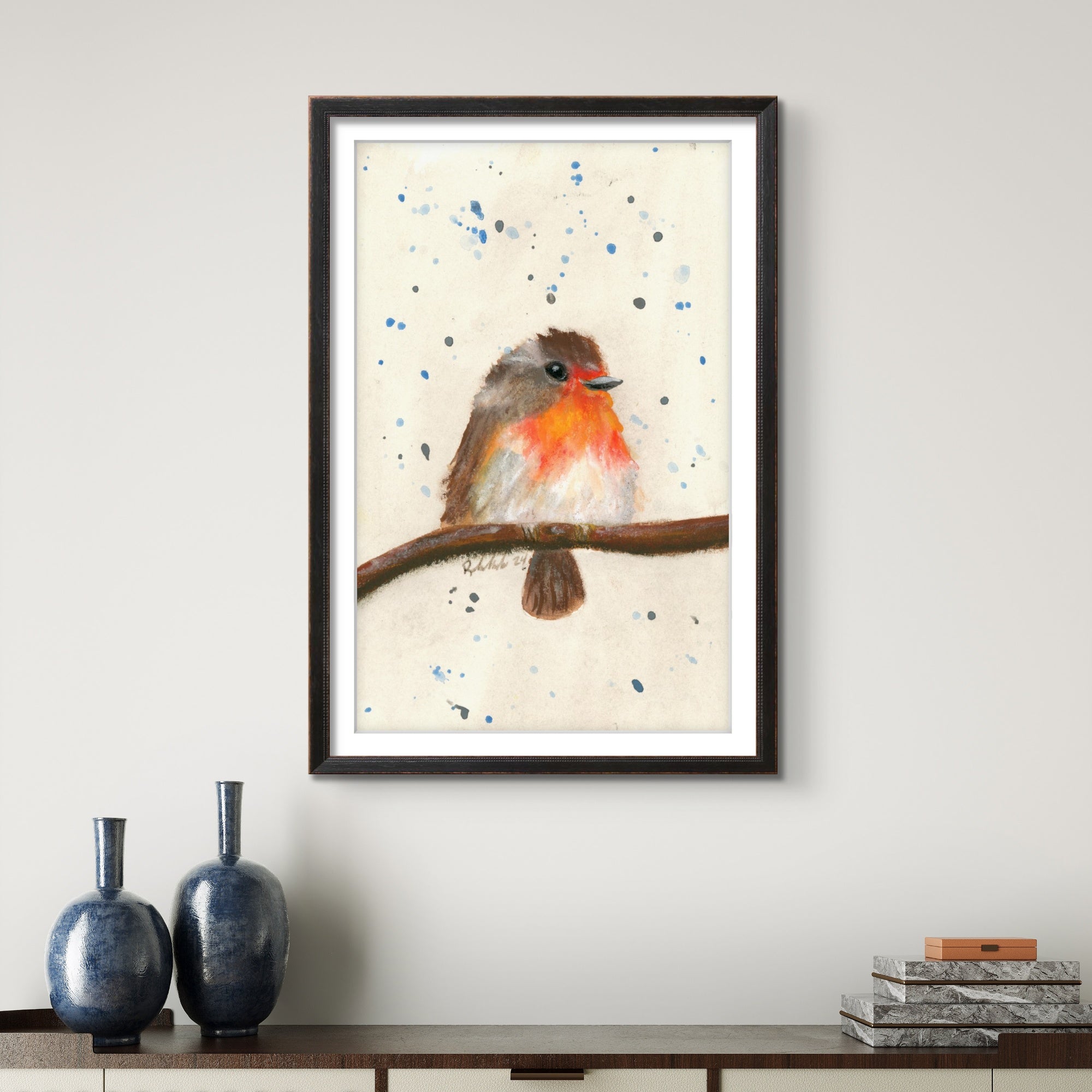 Robin Bird 8x10 Museum Grade Fine Art Print – Rediculous Renderings